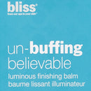 Bliss Un-buffing Believable Smoothing Finishing Balm 15g – FaceTreasures
