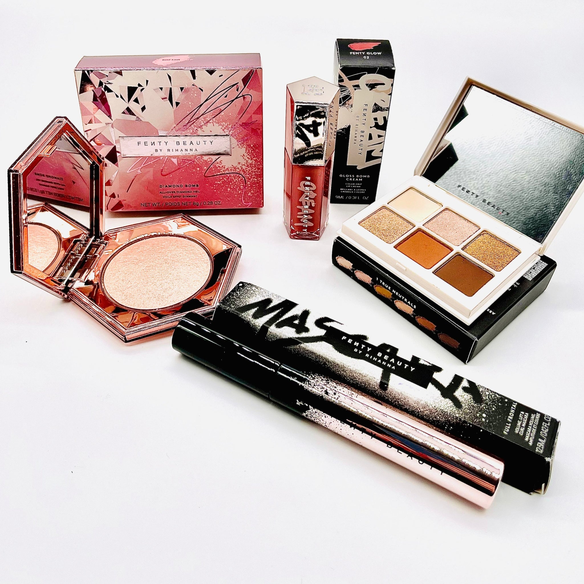 Fenty Beauty 4 piece Luxury Beauty Set | Full size Gift Bundle ...